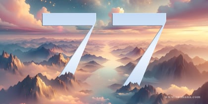 Engelszahl 77 Bedeutung, spirituell, Liebe, Zwillingsflamme, Geld